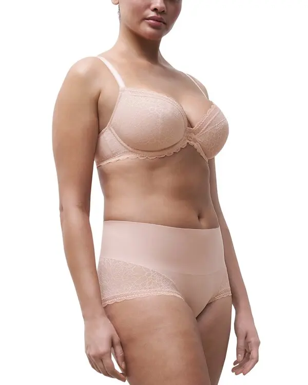 Chantelle Belle Lace Seamless Unlined Bra - Rose
