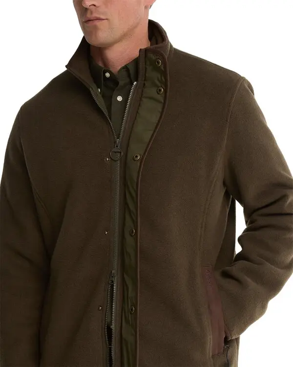 Barbour Fardon Hidden Placket Casual Jacket - Forest