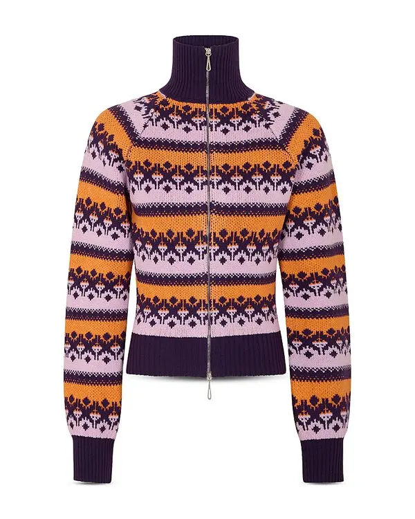 Rabanne Wool Blend Zip Cardigan