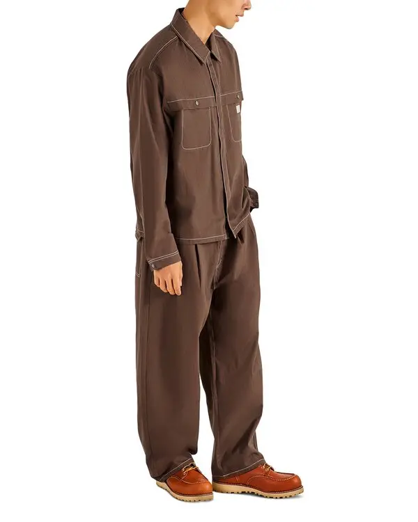 MALBON Station Cotton Pocket Shirt