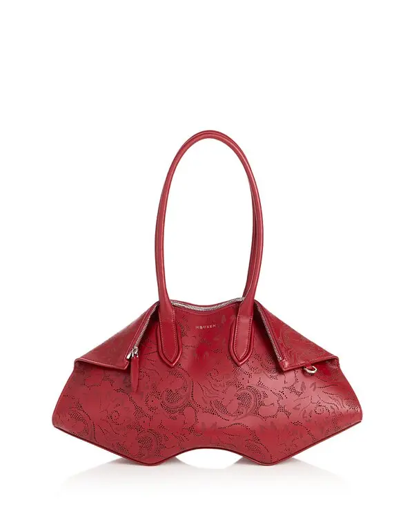 Alexander McQueen Manta Leather Top Handle Bag
