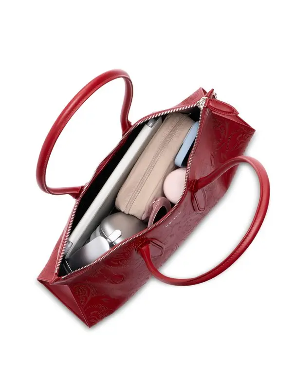 Alexander McQueen Manta Leather Top Handle Bag