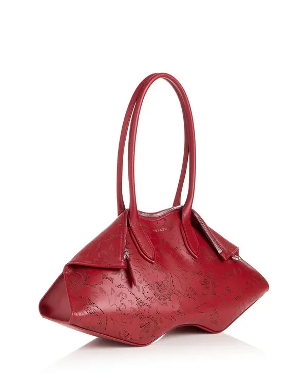 Alexander McQueen Manta Leather Top Handle Bag