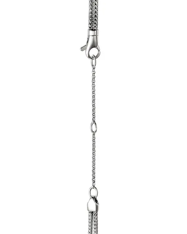 John Hardy Sterling Love Knot Double Chain Necklace
