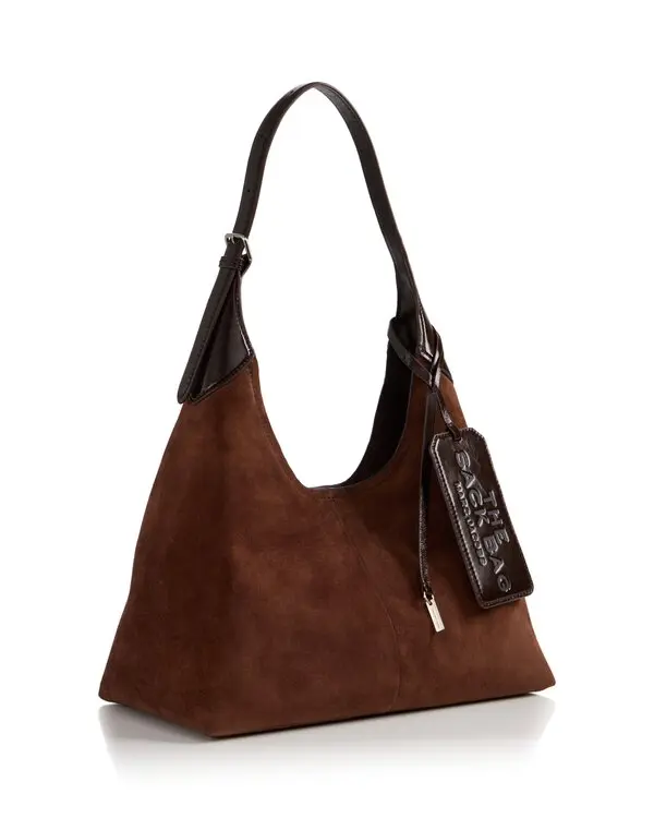 Marc Jacobs Sack Belted Suede Shoulder Bag