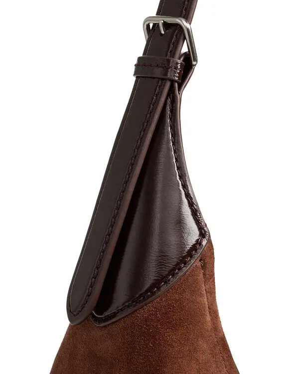 Marc Jacobs Sack Belted Suede Shoulder Bag