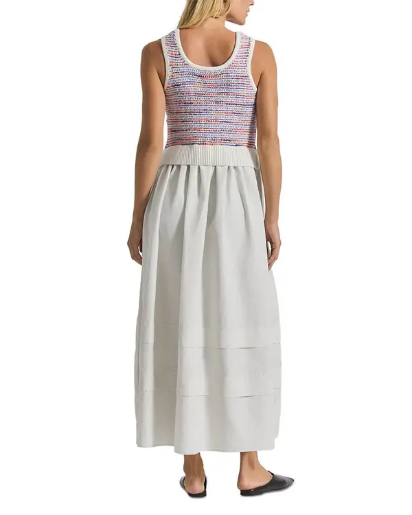 Derek Lam 10 Crosby Loewel Mixed Media Dress