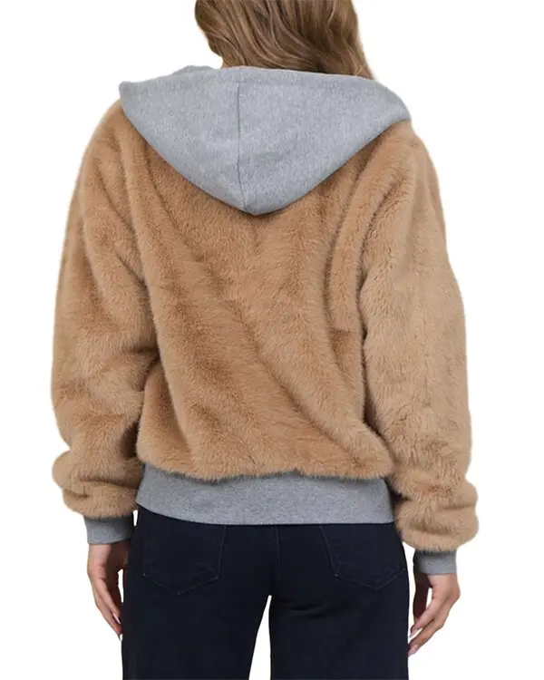 Vintage Havana Faux Fur & Fleece Combo Jacket