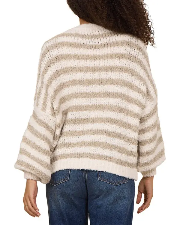 Vintage Havana Striped V Neck Cardigan