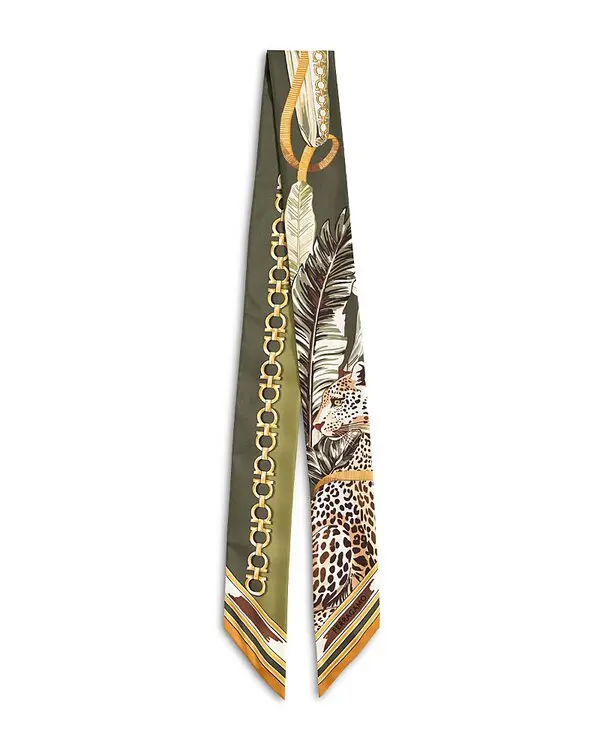 FERRAGAMO Felini Mancini Silk Bandeau Scarf