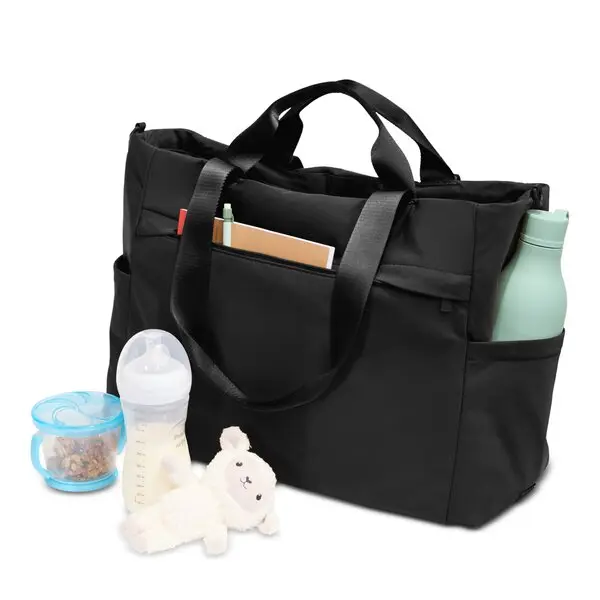 AWAY Featherlight Diaper Tote - Jet Black