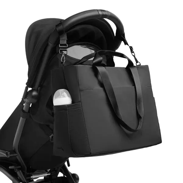 AWAY Featherlight Diaper Tote - Jet Black