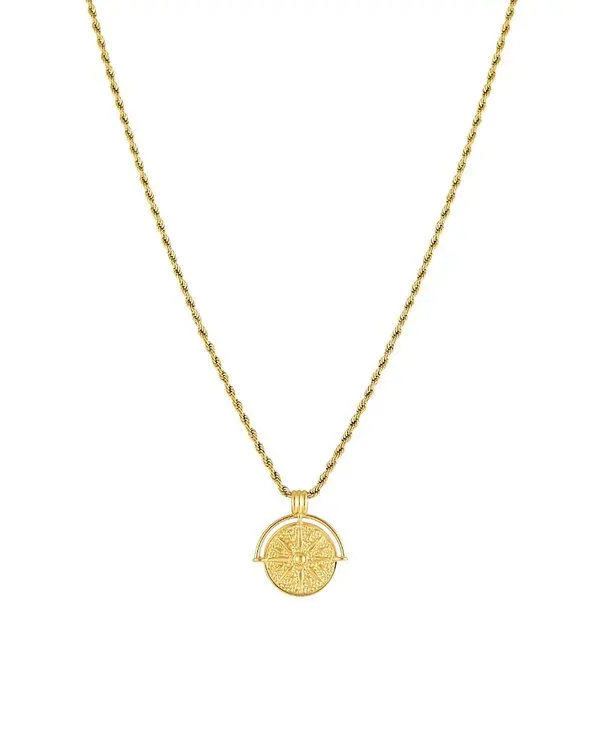 ATOLEA Golden Sun Necklace - Gold