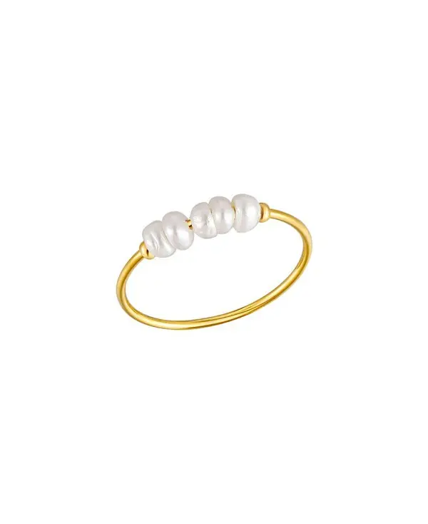 ATOLEA Mini Pearls Ring - Gold
