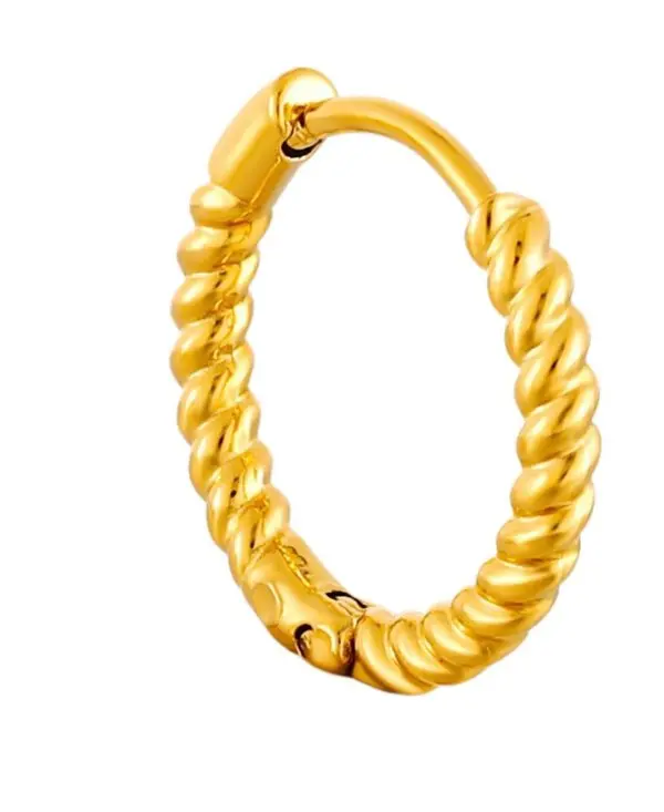 ATOLEA Twisted Hoops Earrings