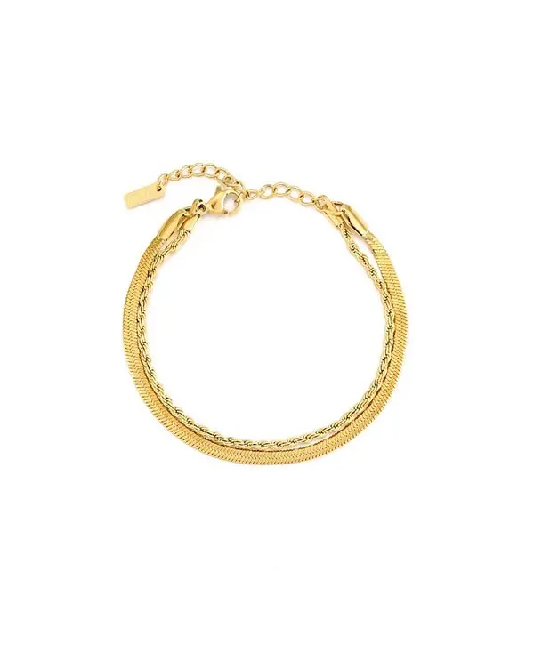 ATOLEA Ios Layered Bracelet - Gold