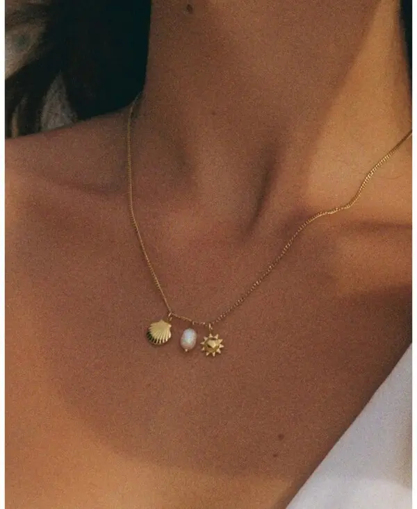 ATOLEA Ocean Necklace - Gold