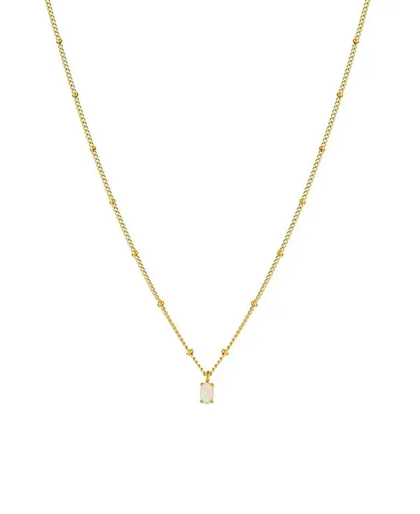 ATOLEA Opal Necklace - Gold