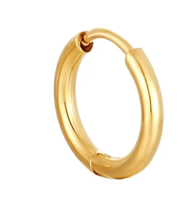 ATOLEA Tiny Huggie Hoops - Gold