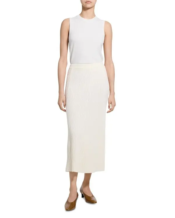Theory Wool & Cashmere Knit Maxi Skirt