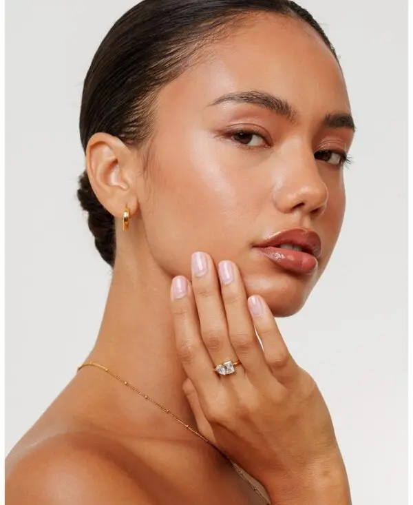 ATOLEA Bold Huggie Hoops