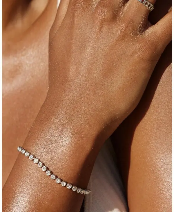 ATOLEA Tennis Bracelet - Silver