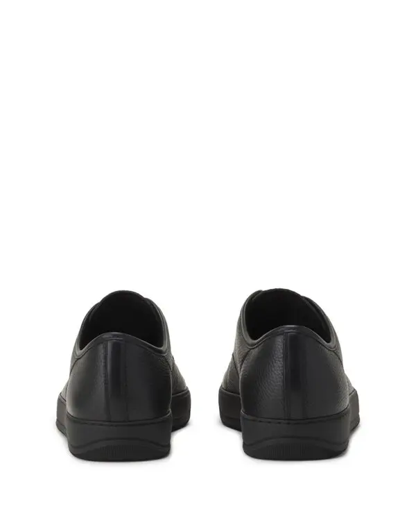 LANVIN Dbb1 Sneakers In Nappa And Grained Leather - Black