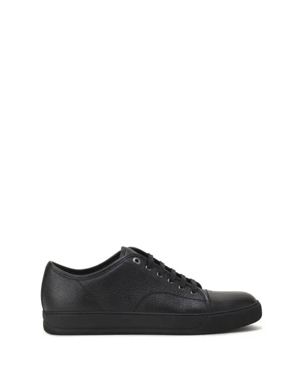 LANVIN Dbb1 Sneakers In Nappa And Grained Leather - Black