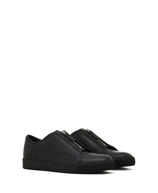 LANVIN Dbb1 Zip Sneakers In Leather