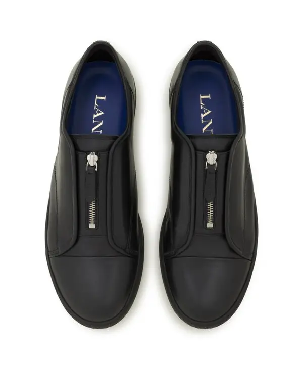 LANVIN Dbb1 Zip Sneakers In Leather