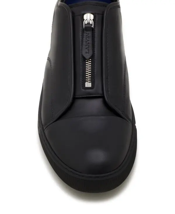 LANVIN Dbb1 Zip Sneakers In Leather