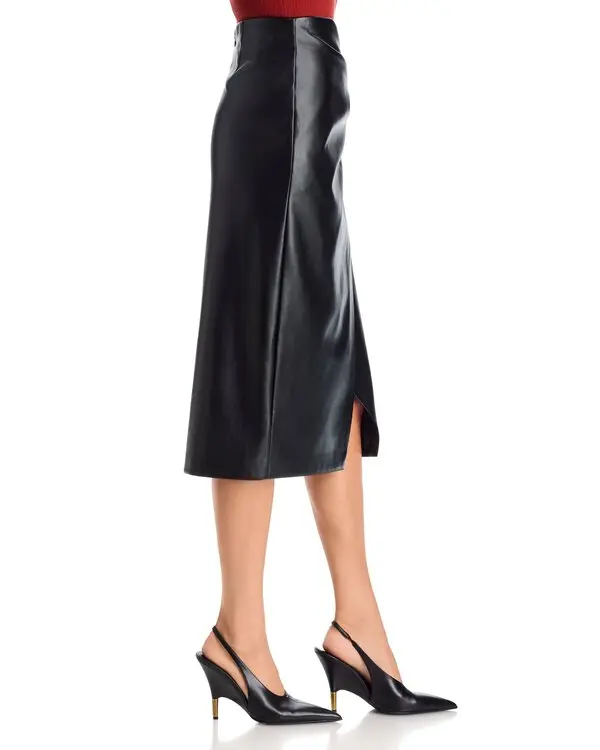 Elie Tahari The Amelia Faux Leather Skirt