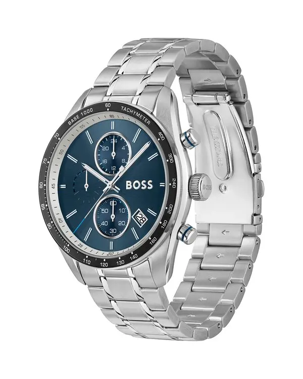 Hugo Boss Grand Prix Chronograph, 44.5mm - Blue
