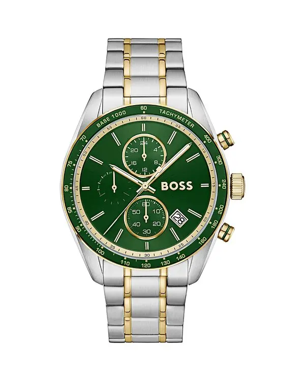 Hugo Boss Grand Prix Chronograph, 44.5mm - Green