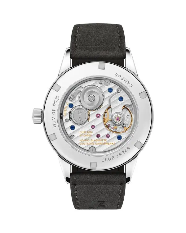 NOMOS GLASHUTTE Club Campus All Olive Watch, 36mm