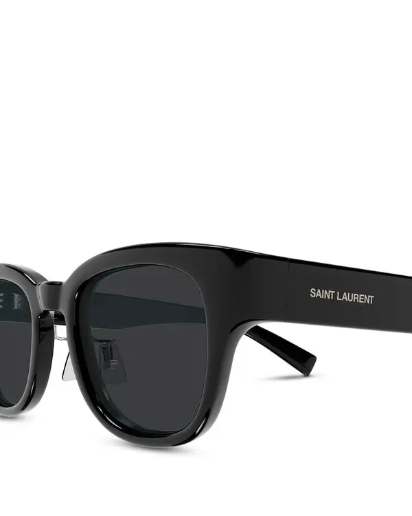Saint Laurent Rectangular Sunglasses, 50mm