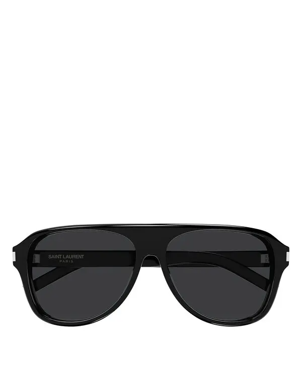 Saint Laurent Pilot Sunglasses, 59mm