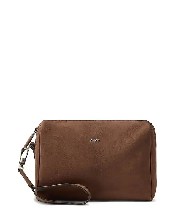Zegna Secondskin Leather Pouch