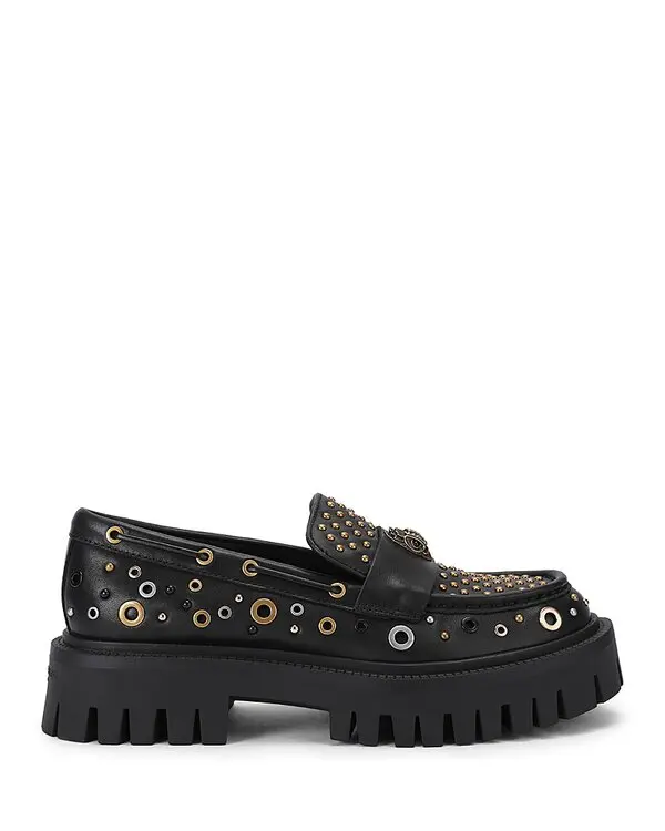 Kurt Geiger Studded Chunky Leather Loafers