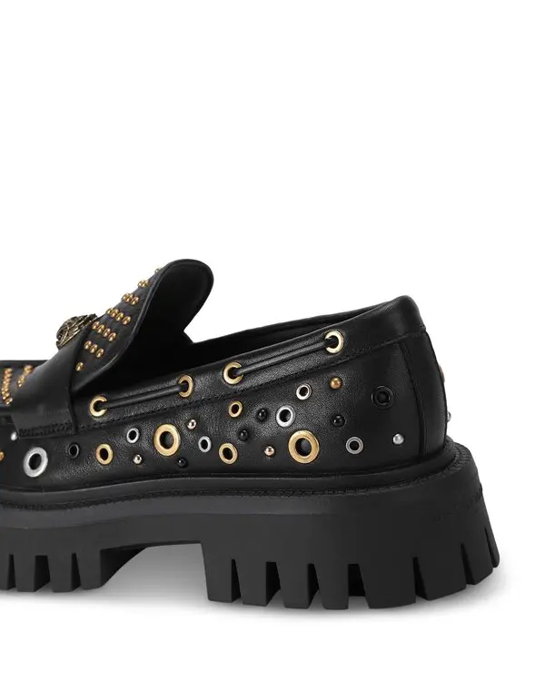 Kurt Geiger Studded Chunky Leather Loafers
