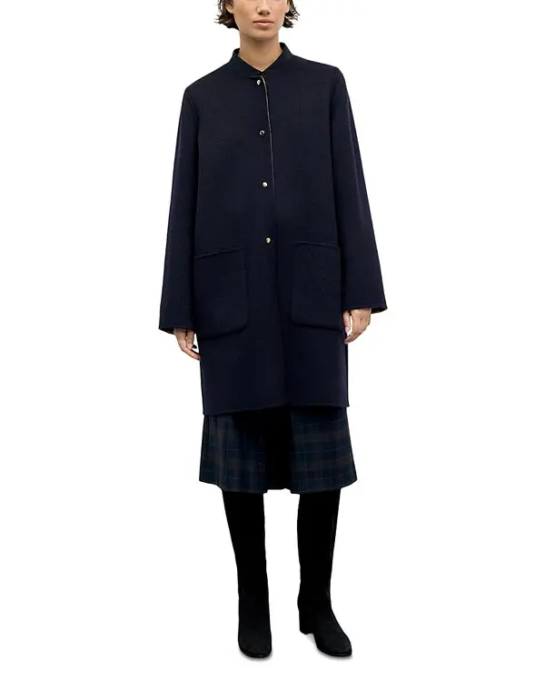 Gerard Darel Anai Wool Double Face Coat