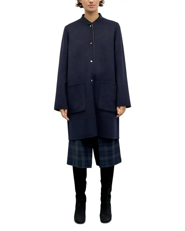 Gerard Darel Anai Wool Double Face Coat