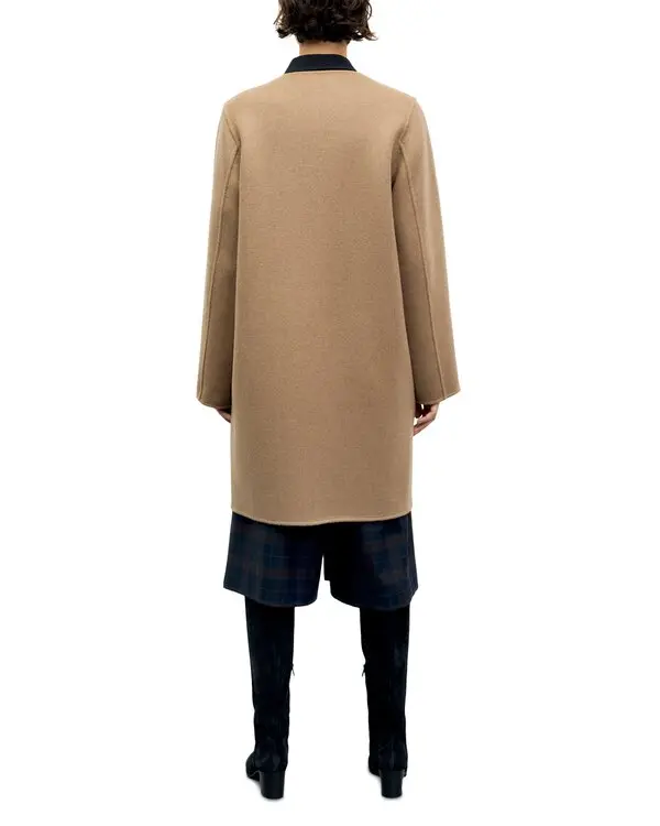 Gerard Darel Anai Wool Double Face Coat