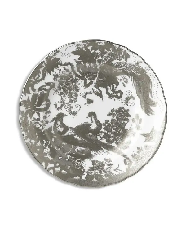 ROYAL CROWN DERBY Aves Platinum Salad/dessert Plate