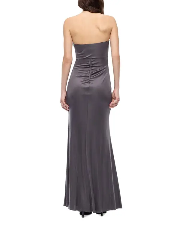 Pinko Galaxy Satin Jersey Halter Dress