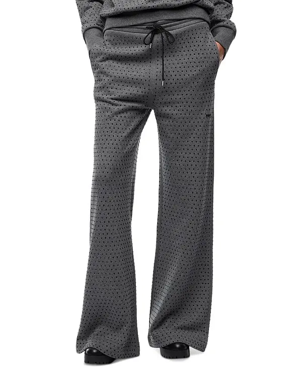 Pinko Cotton Studded Drawstring Pants