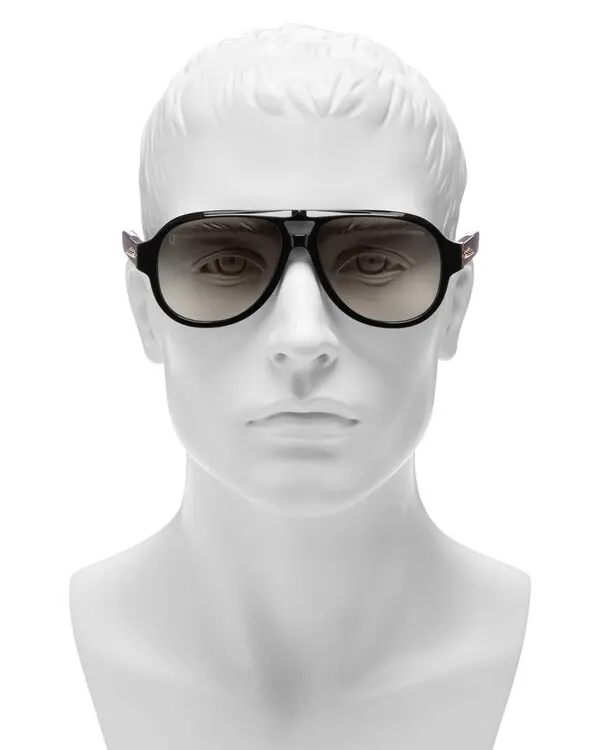 CHRISTIAN LOUBOUTIN Aviator Sunglasses, 58mm