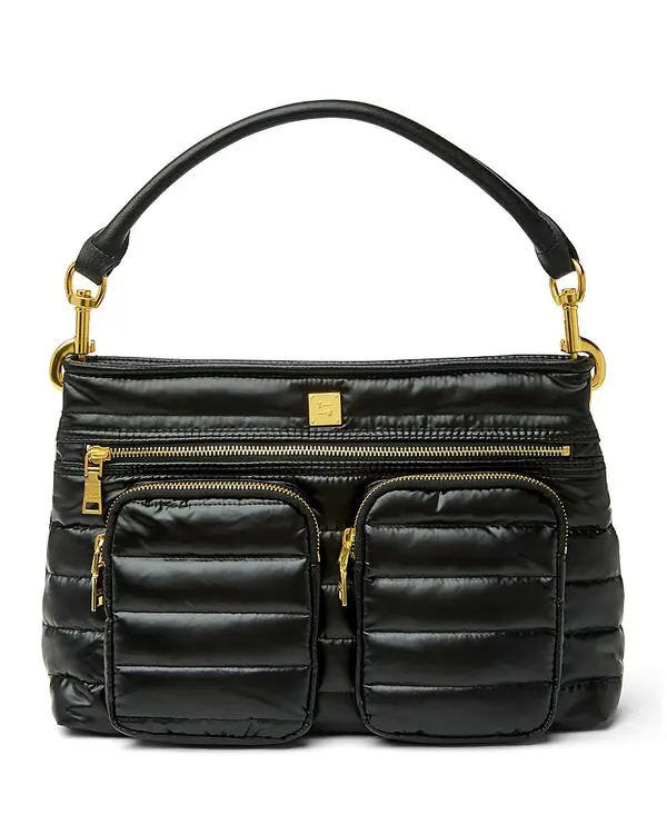 THINK ROYLN Downtown Diva Quilted Shoulder Bag - Black