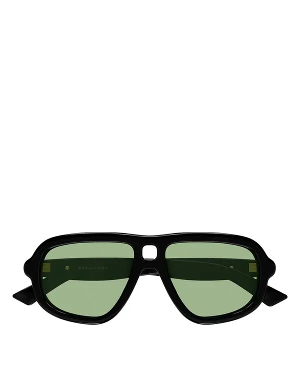 Bottega Veneta Sophia Ribbon Pilot Sunglasses, 53mm