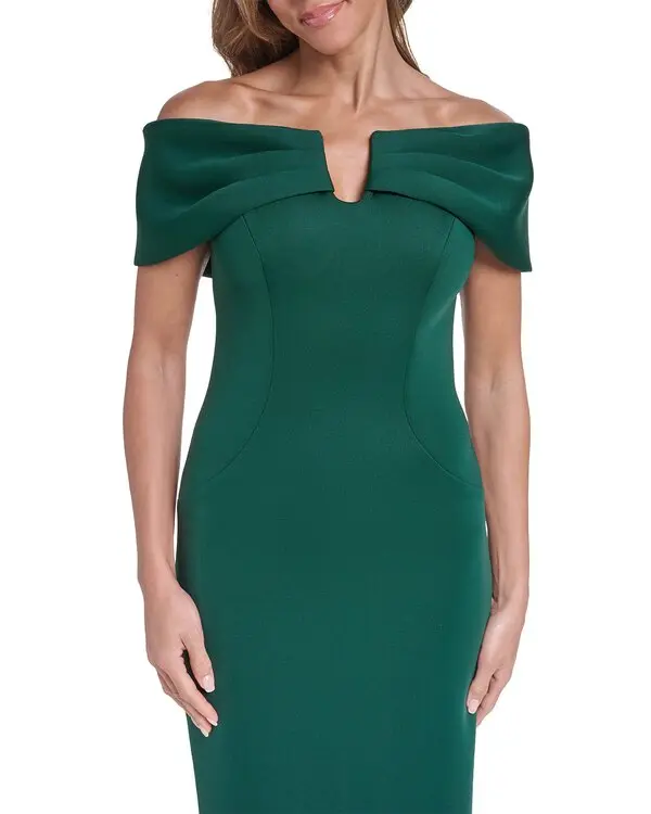 Eliza J Off-the-shoulder Fitted Dress